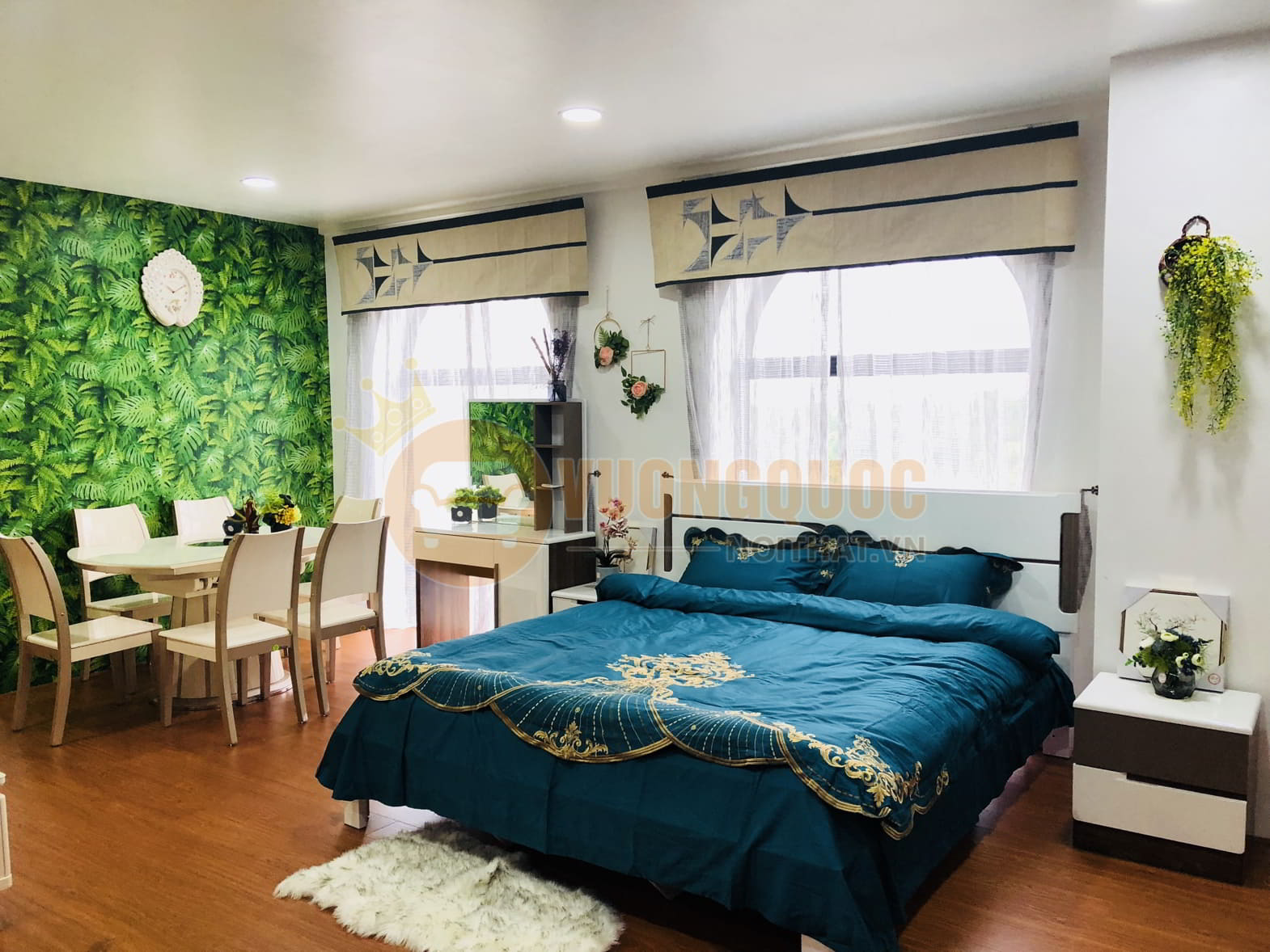 Bộ phòng ngủ hiện đại sang trọng DZ1802